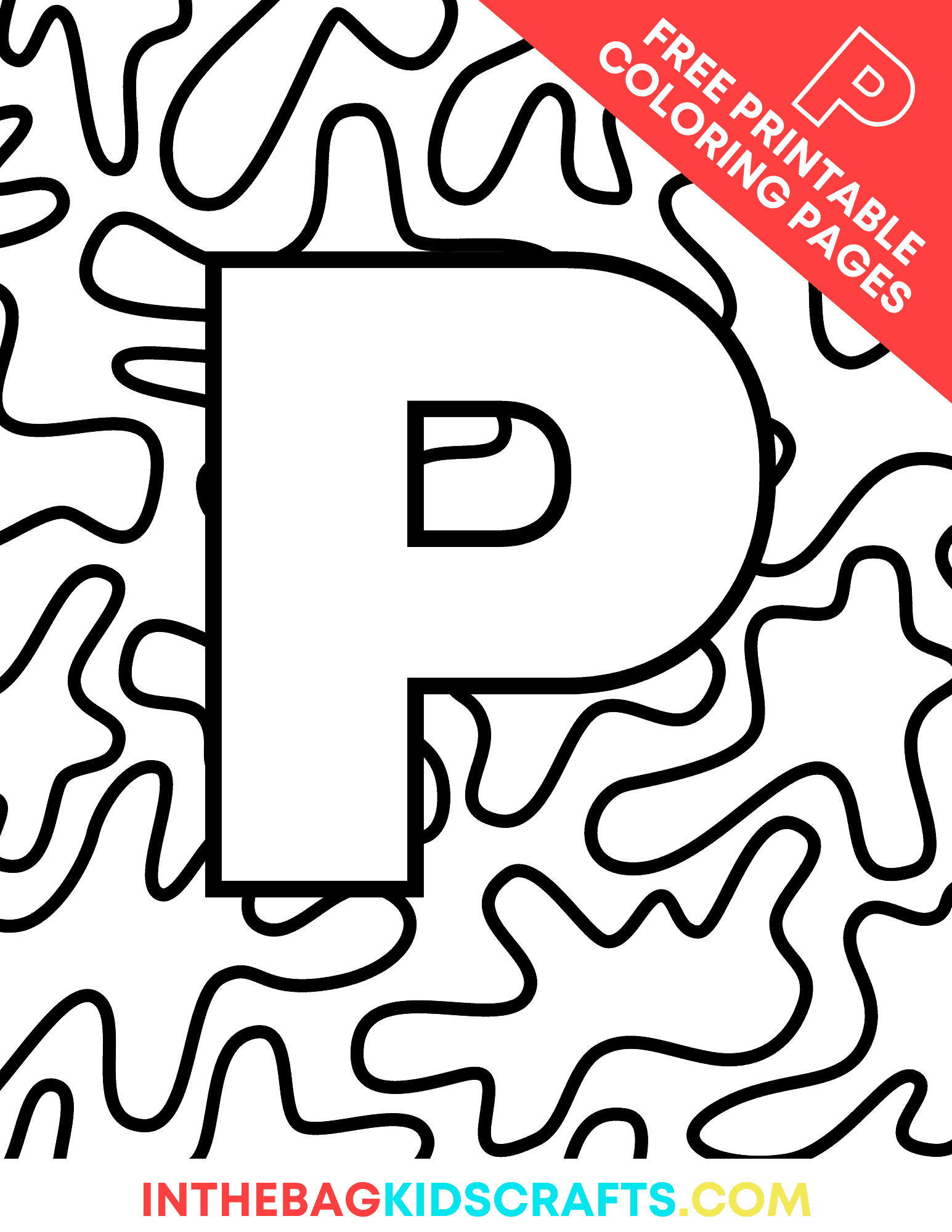 Letter P Coloring Pages (FREE Printables) • In the Bag Kids' Crafts
