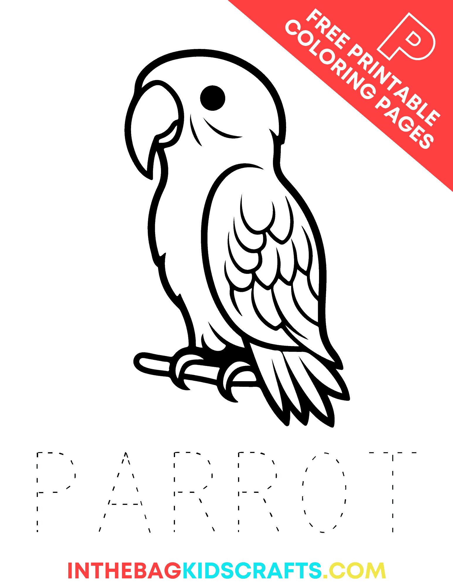 Letter P Coloring Pages (FREE Printables) • In the Bag Kids' Crafts