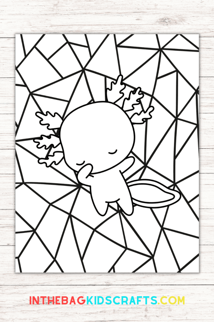 Axolotl Coloring Pages (Free Printables) • In the Bag Kids' Crafts