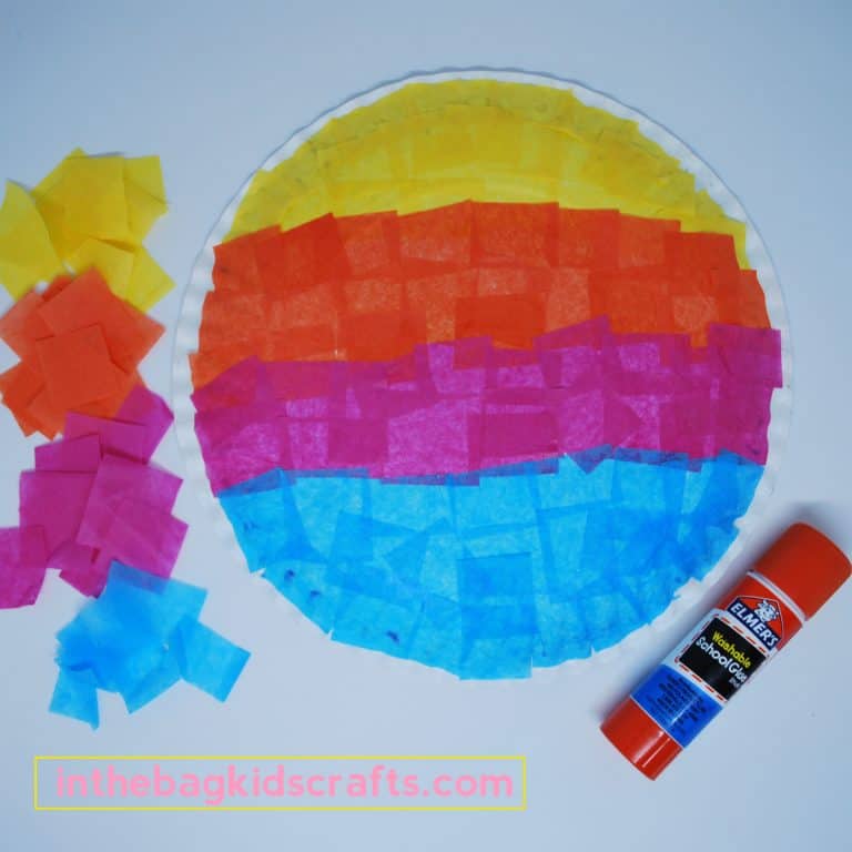 Sunset Crafts {with FREE Printable Silhouettes} • In the Bag Kids' Crafts