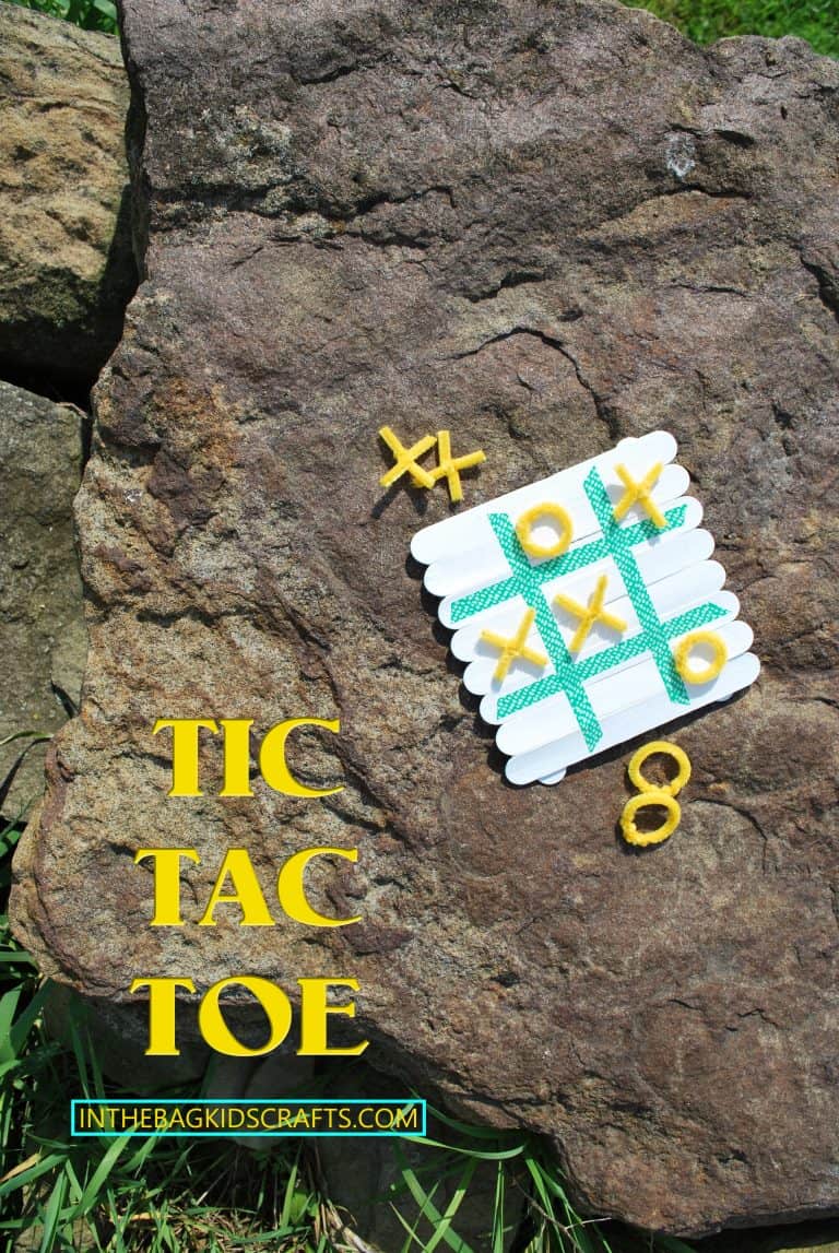 Make and Play Tic Tac Toe Kids Craft • In the Bag Kids' Crafts