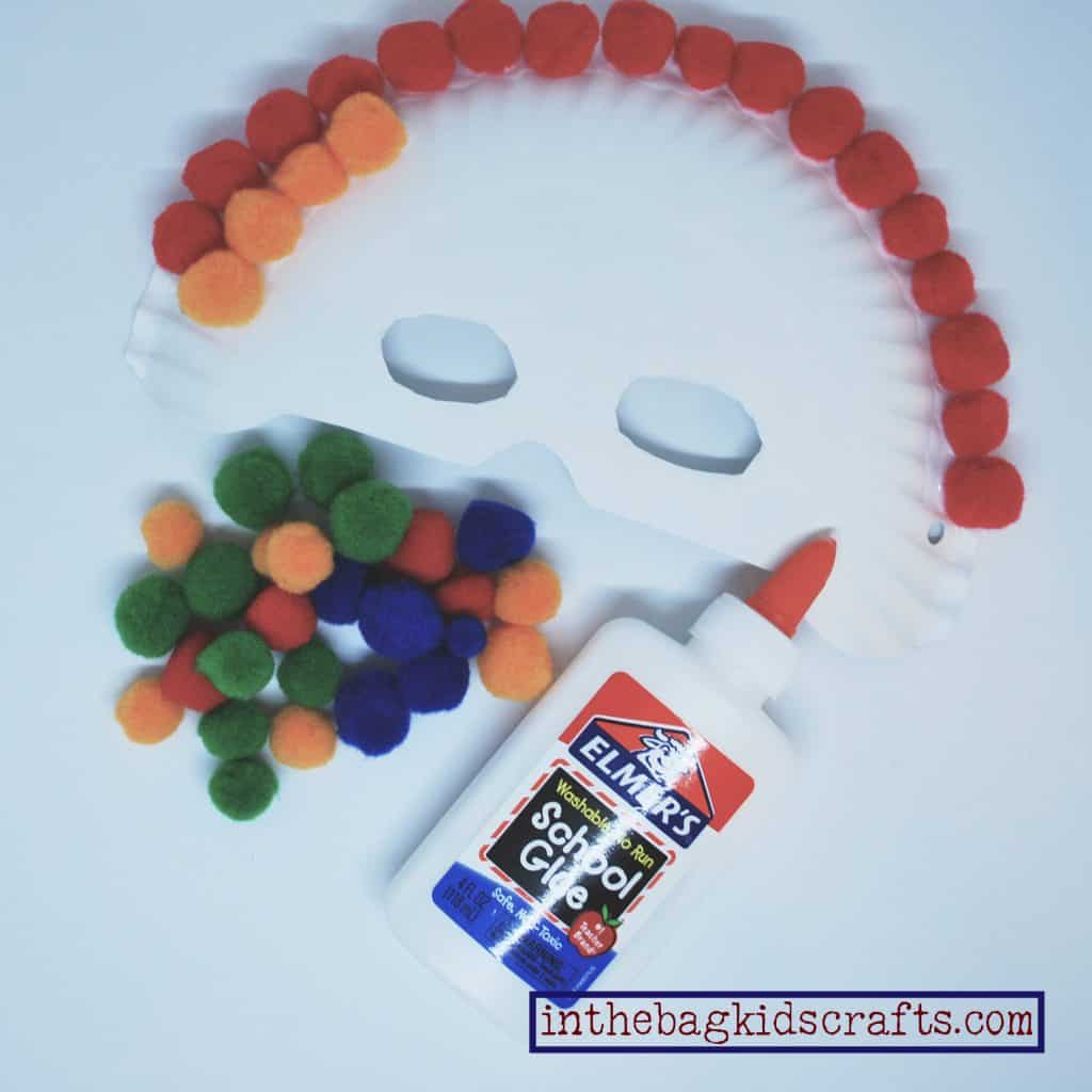 Rainbow Mask Kids' Craft • In the Bag Kids' Crafts