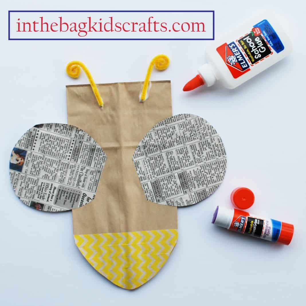 Easy Summertime Kids' Craft: Firefly Puppet • In the Bag Kids' Crafts