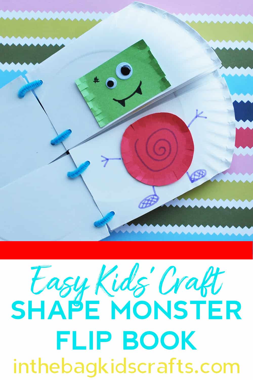 Learning About Shapes with This Monster Flipbook • In the Bag Kids' Crafts
