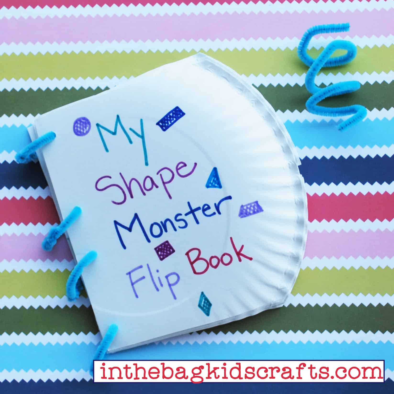 Learning About Shapes with This Monster Flipbook • In the Bag Kids' Crafts