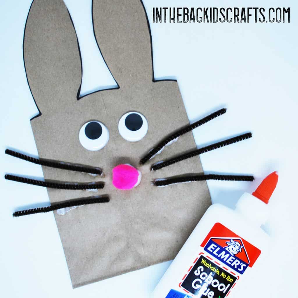 Bunny Gift Bag Kids' Craft • In the Bag Kids' Crafts