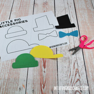 Three Little Pigs Craft {with the Big Bad Wolf} • In the Bag Kids' Crafts