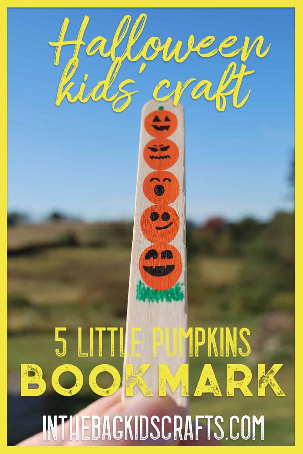 5 Little Pumpkins Kids Craft • In the Bag Kids' Crafts