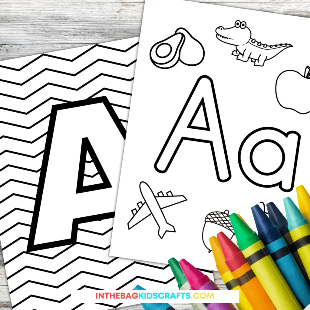 10+ Awesome Letter A Crafts for Kids • In the Bag Kids' Crafts