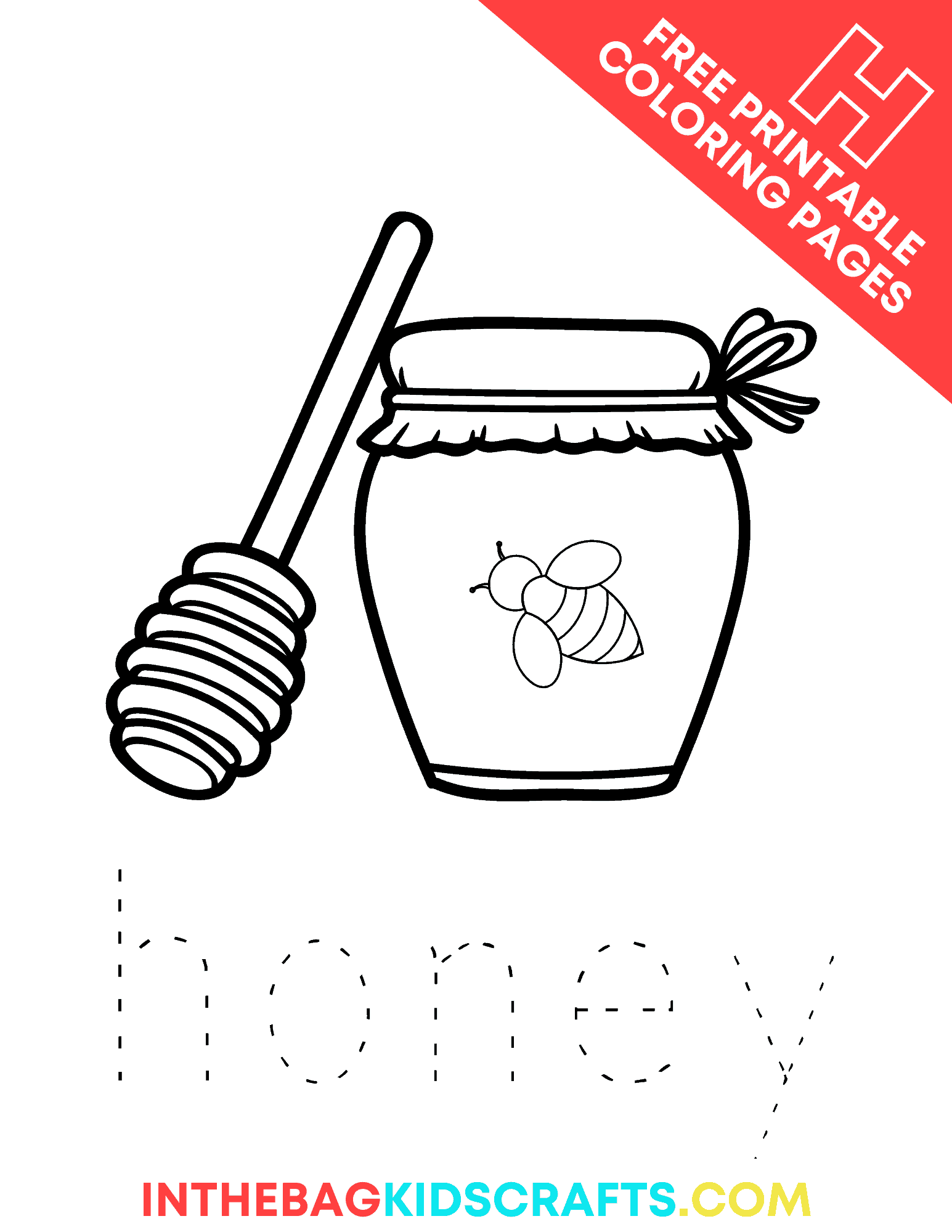 Letter H Coloring Pages for Kids (FREE Printable) • In the Bag Kids' Crafts