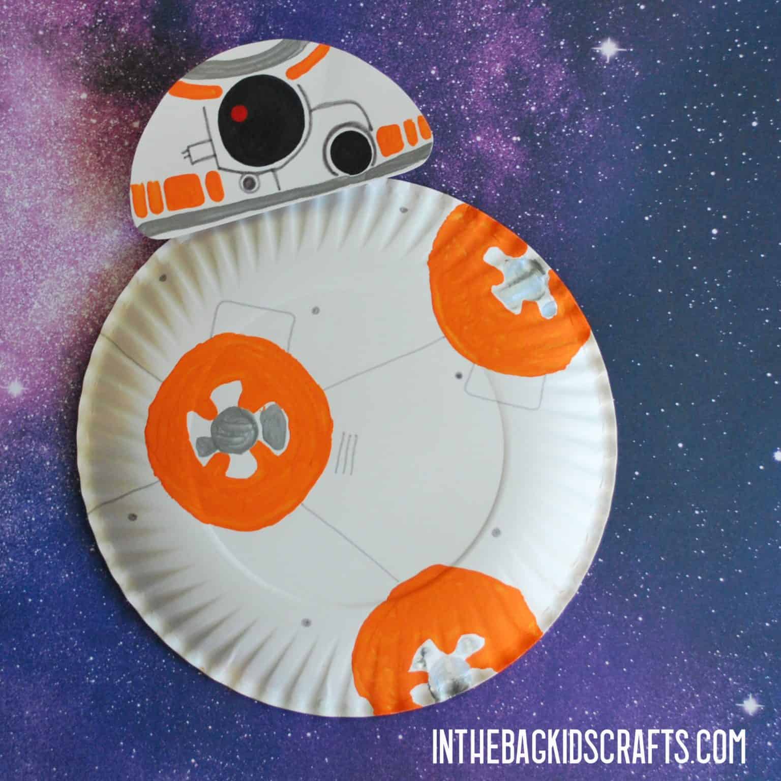 Moon Craft {with Flying Rocket Ship} • In the Bag Kids' Crafts