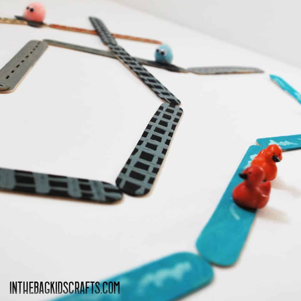 Train Track Craft Idea (And Road, River, Walking Path...) • In the Bag ...