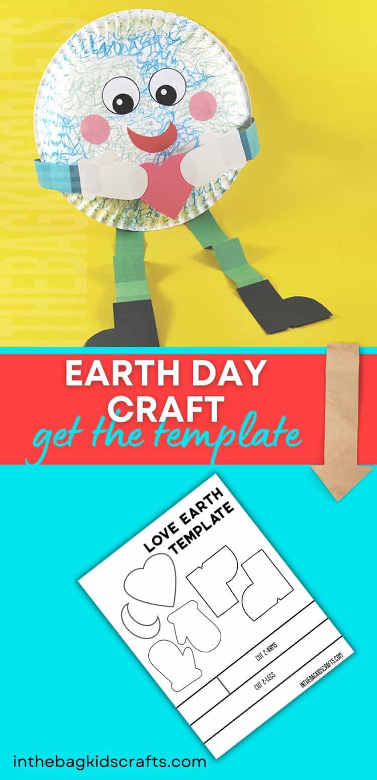 Earth Craft (with FREE Template) • In the Bag Kids' Crafts