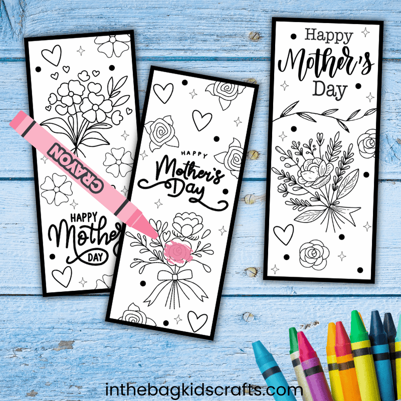 Printable Mothers Day Bookmarks