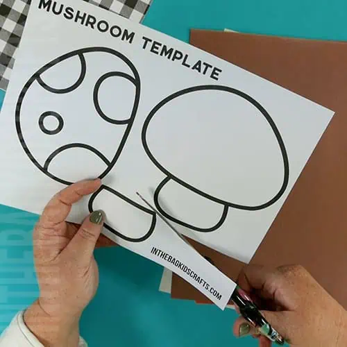 Easy Paper Mushroom Craft for Kids (FREE Printable) • In the Bag Kids ...