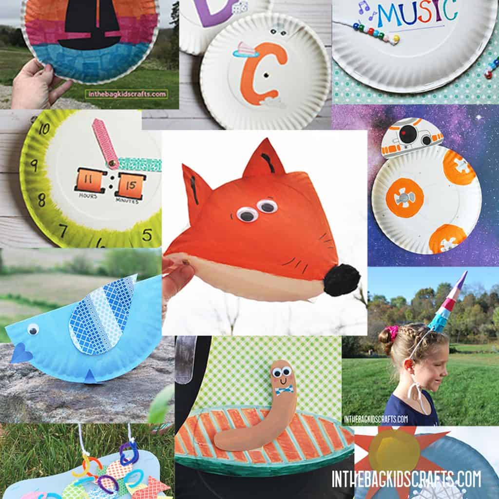 Moon Craft {with Flying Rocket Ship} • In the Bag Kids' Crafts