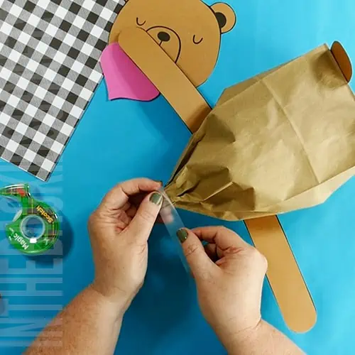 Adorable Brown Bear Craft for Kids (FREE Template) • In the Bag Kids ...