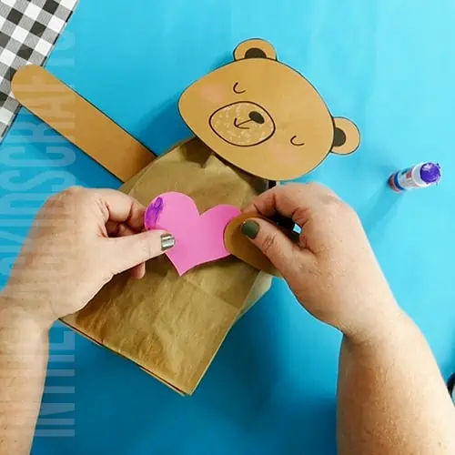Adorable Brown Bear Craft for Kids (FREE Template) • In the Bag Kids ...