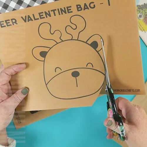 Simple Deer Craft for Kids (Free Printable Template) • In the Bag Kids ...