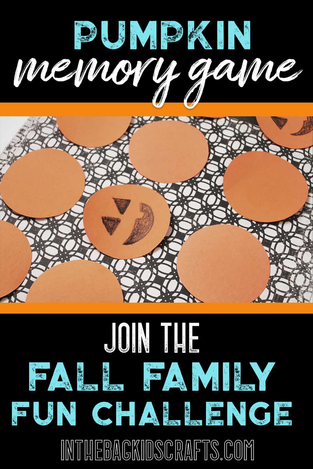 Pumpkin Memory Game • In the Bag Kids' Crafts