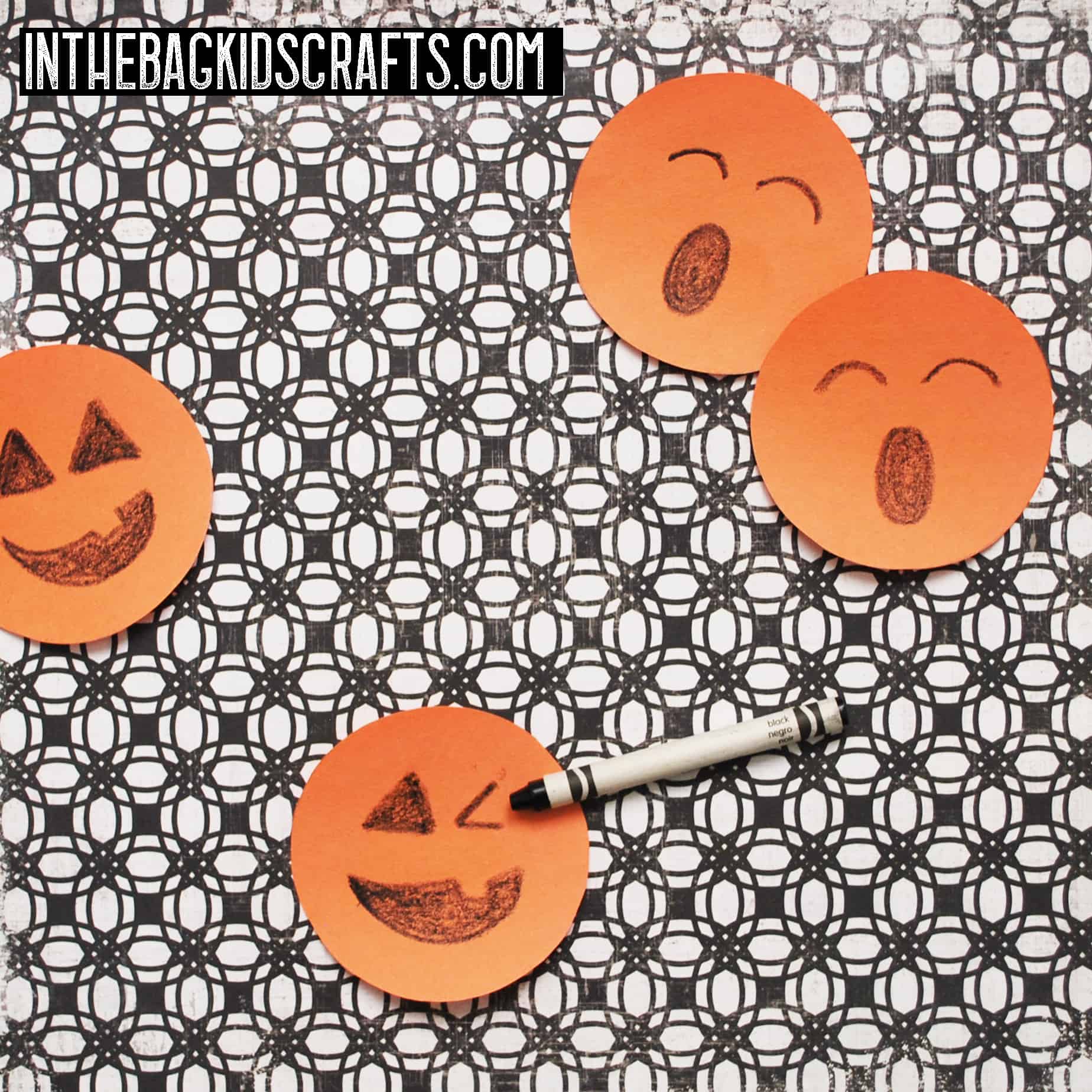 Pumpkin Memory Game • In the Bag Kids' Crafts