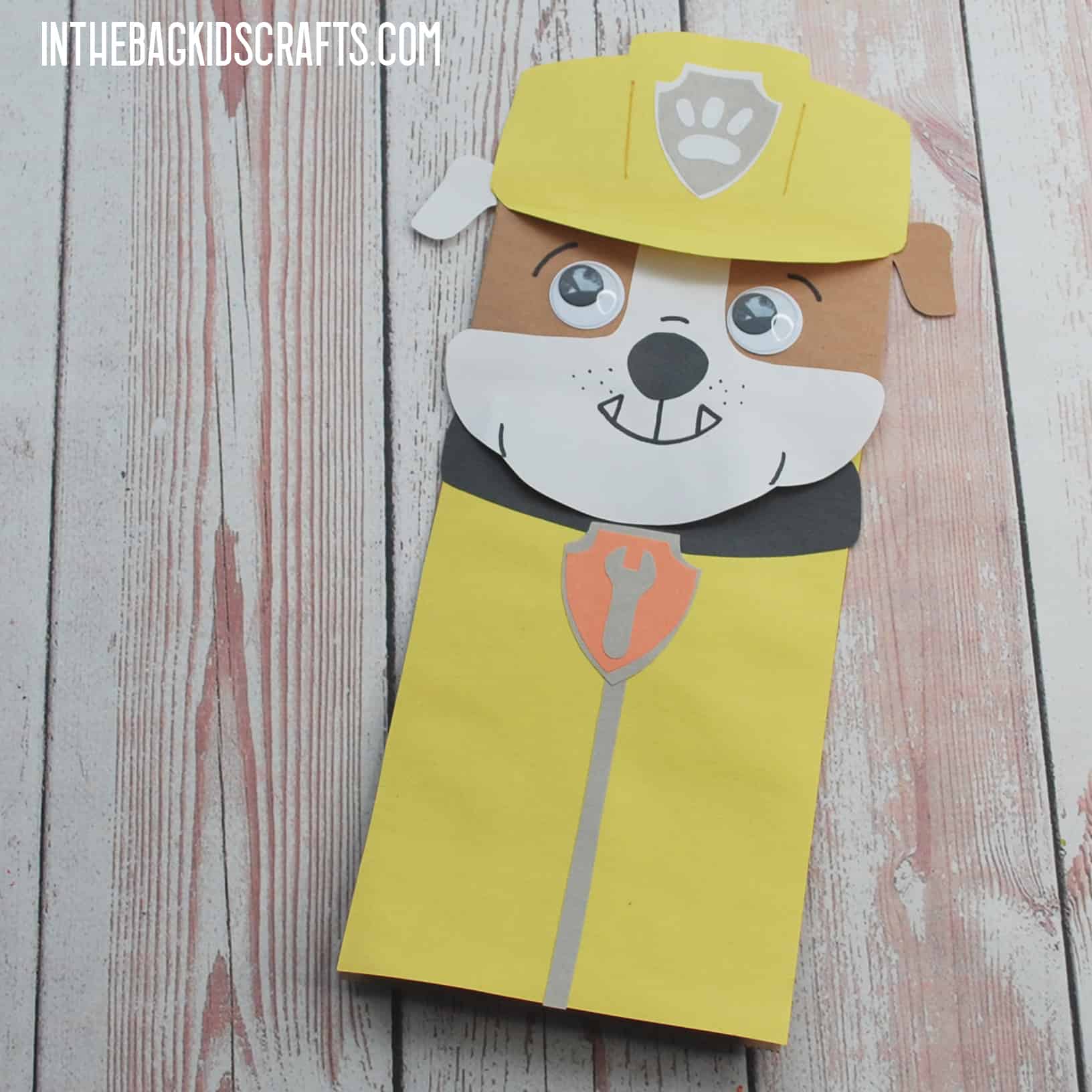 Inspired Paw Patrol Paper Crafts • In the Bag Kids' Crafts