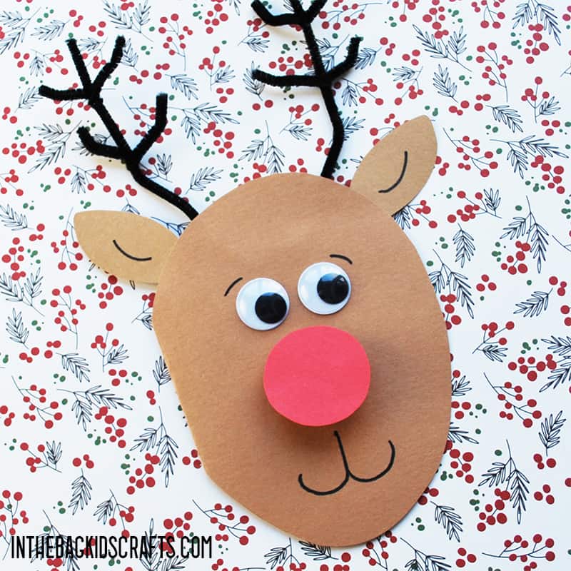 Rudolph Christmas Card