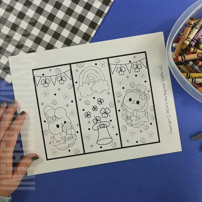 FREE Printable St. Patrick's Day Bookmarks • In the Bag Kids' Crafts