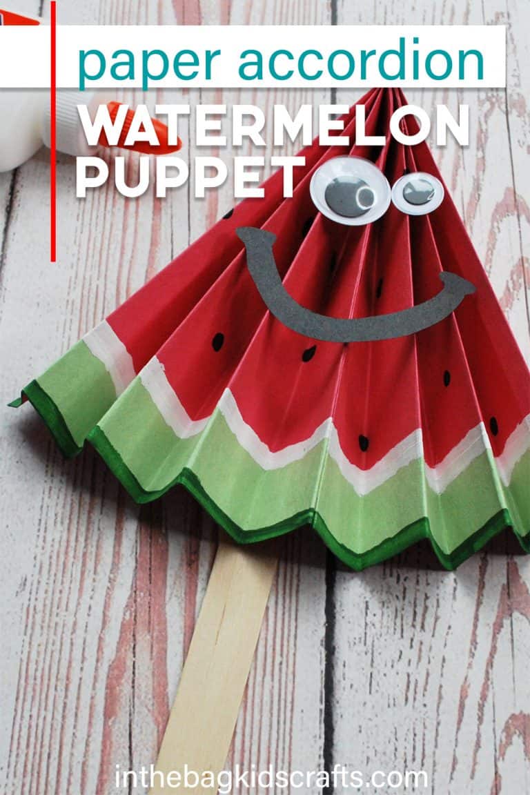 Easy Watermelon Paper Crafts • In the Bag Kids' Crafts