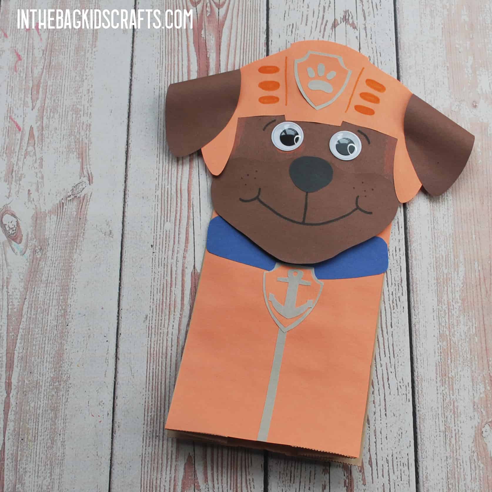 Inspired Paw Patrol Paper Crafts • In the Bag Kids' Crafts
