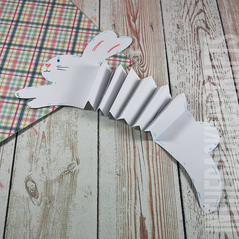 Easy Paper Bunny Craft for Kids (FREE Template) • In the Bag Kids' Crafts