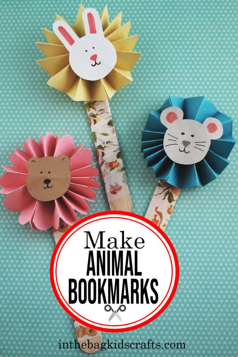 Let's Make a Bookmark! (with Adorable Animals) • In the Bag Kids' Crafts