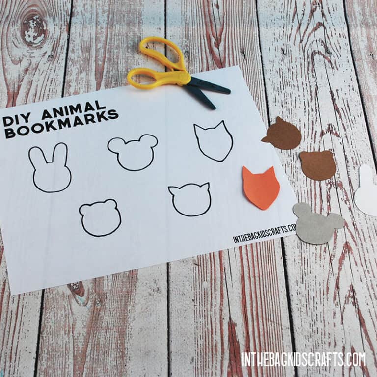 Let's Make a Bookmark! (with Adorable Animals) • In the Bag Kids' Crafts