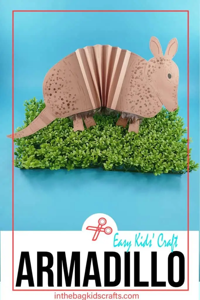 Armadillo Craft for Kids {FREE Template!} • In the Bag Kids' Crafts