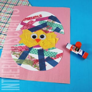 Chick Craft (FREE Printable) • In the Bag Kids' Crafts
