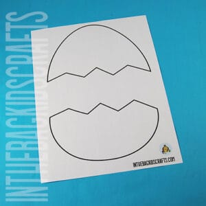 Chick Craft (FREE Printable) • In the Bag Kids' Crafts