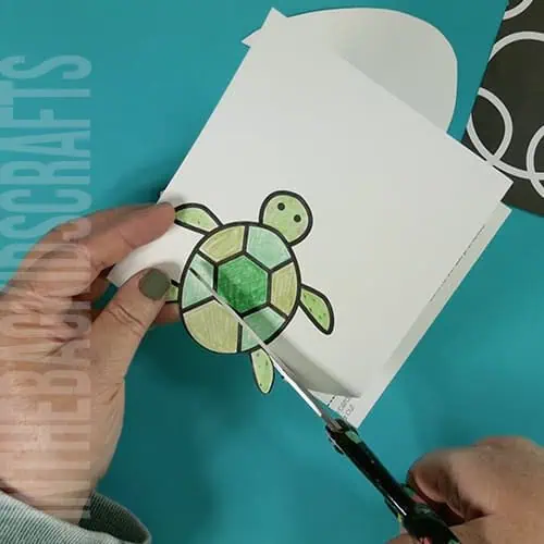 Adorable Baby Sea Turtle Craft (FREE Printable) • In the Bag Kids' Crafts