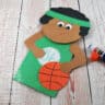 Basketball Craft Player Puppet (with FREE Template) • In the Bag Kids ...
