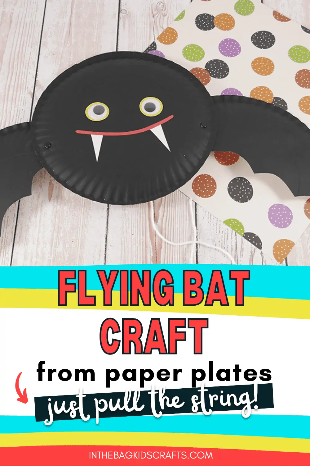 Bat Craft for Kids (with FREE Craft Template) • In the Bag Kids' Crafts