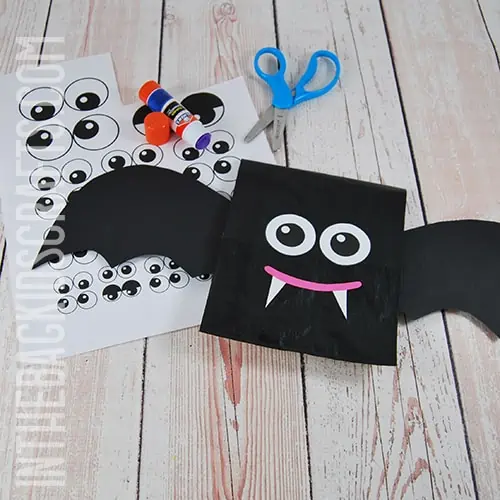 Bat Craft for Kids (with FREE Craft Template) • In the Bag Kids' Crafts