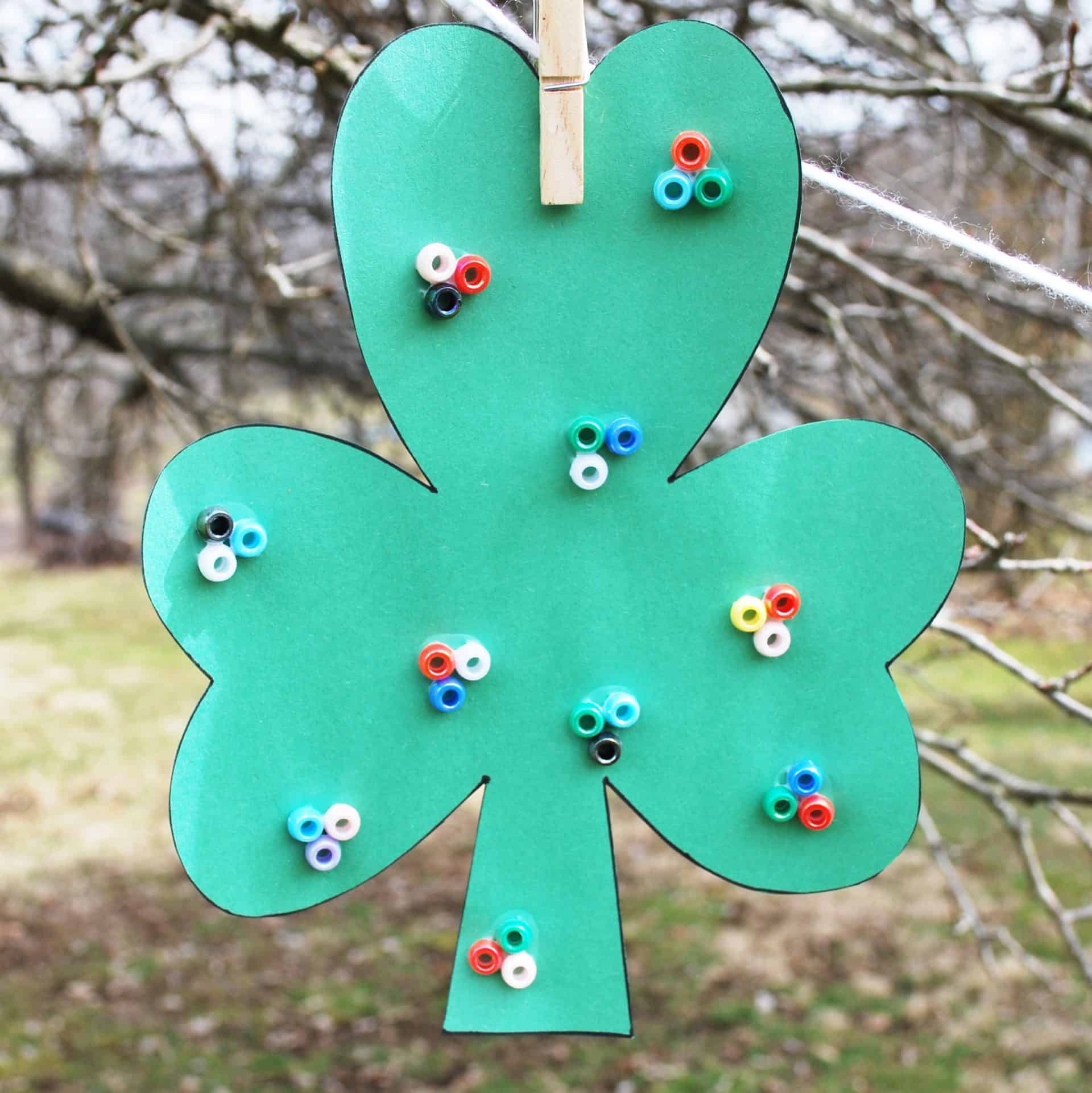 Clover Crafts for St. Patrick's Day • In the Bag Kids' Crafts