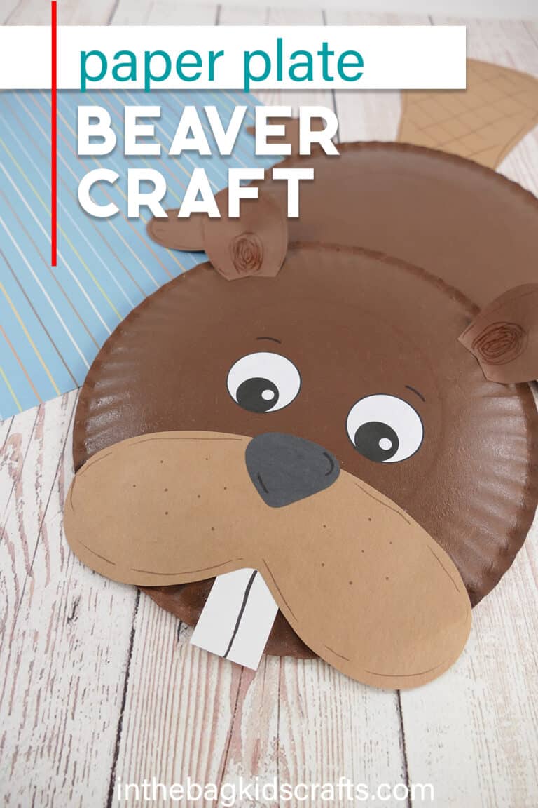 Beaver Craft for Kids (with Free Craft Template) • In the Bag Kids' Crafts