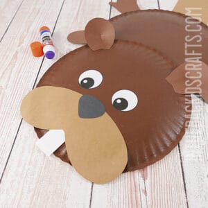 Beaver Craft for Kids (with Free Craft Template) • In the Bag Kids' Crafts