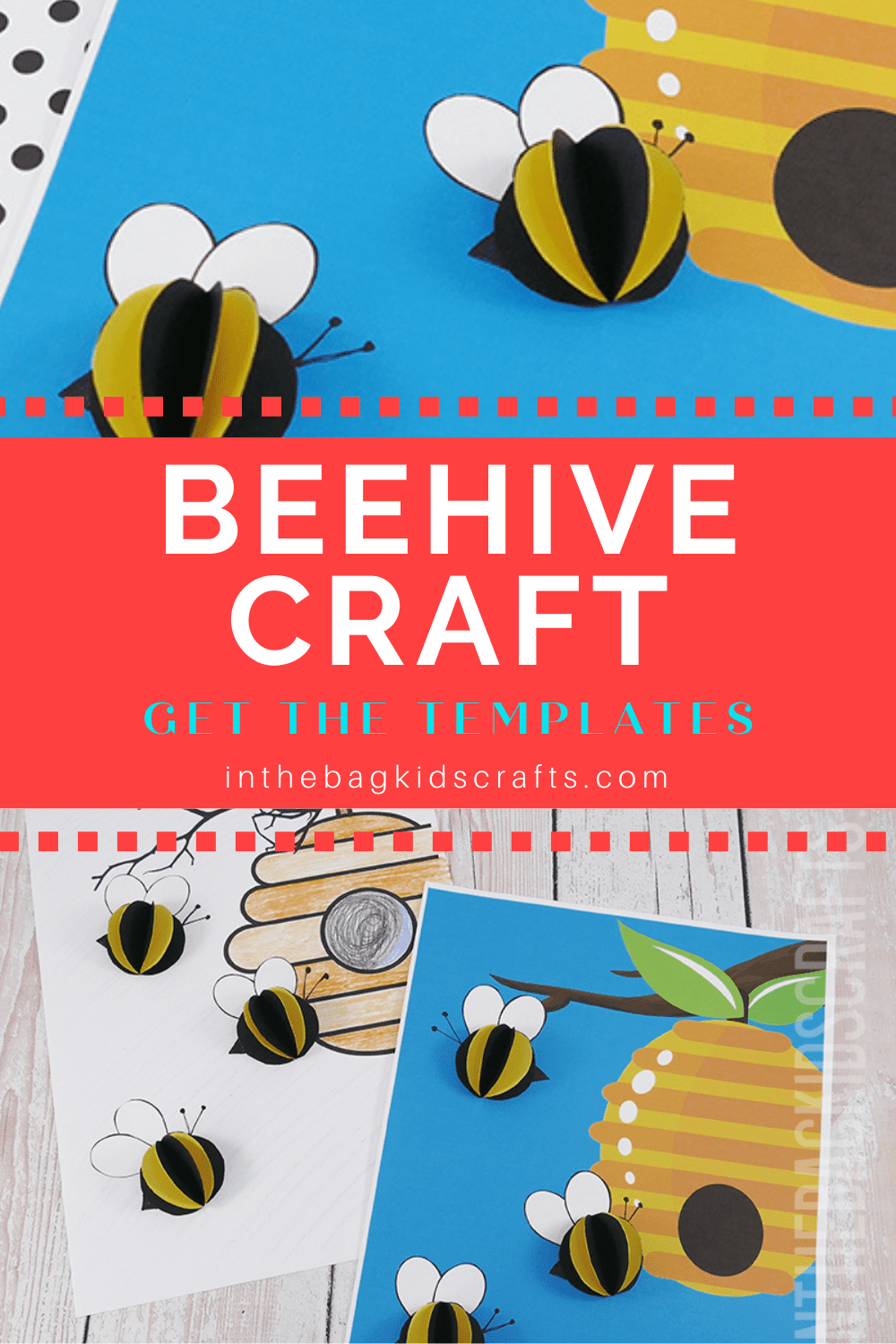 DIY Beehive Craft for Kids (with Free Printable) • In the Bag Kids' Crafts