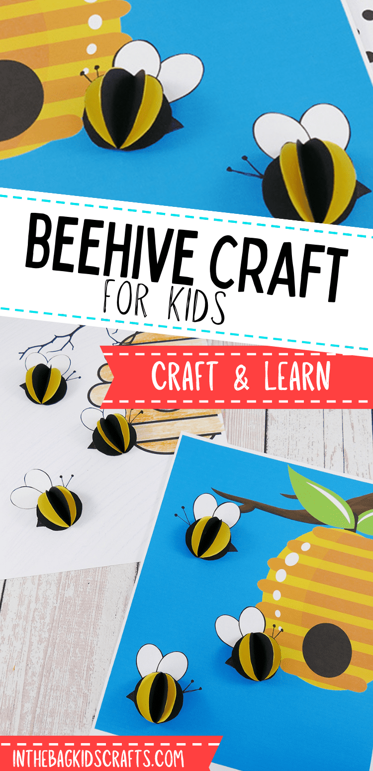 DIY Beehive Craft for Kids (with Free Printable) • In the Bag Kids' Crafts