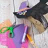 Black Cat Halloween Craft (with FREE Template) • In the Bag Kids' Crafts