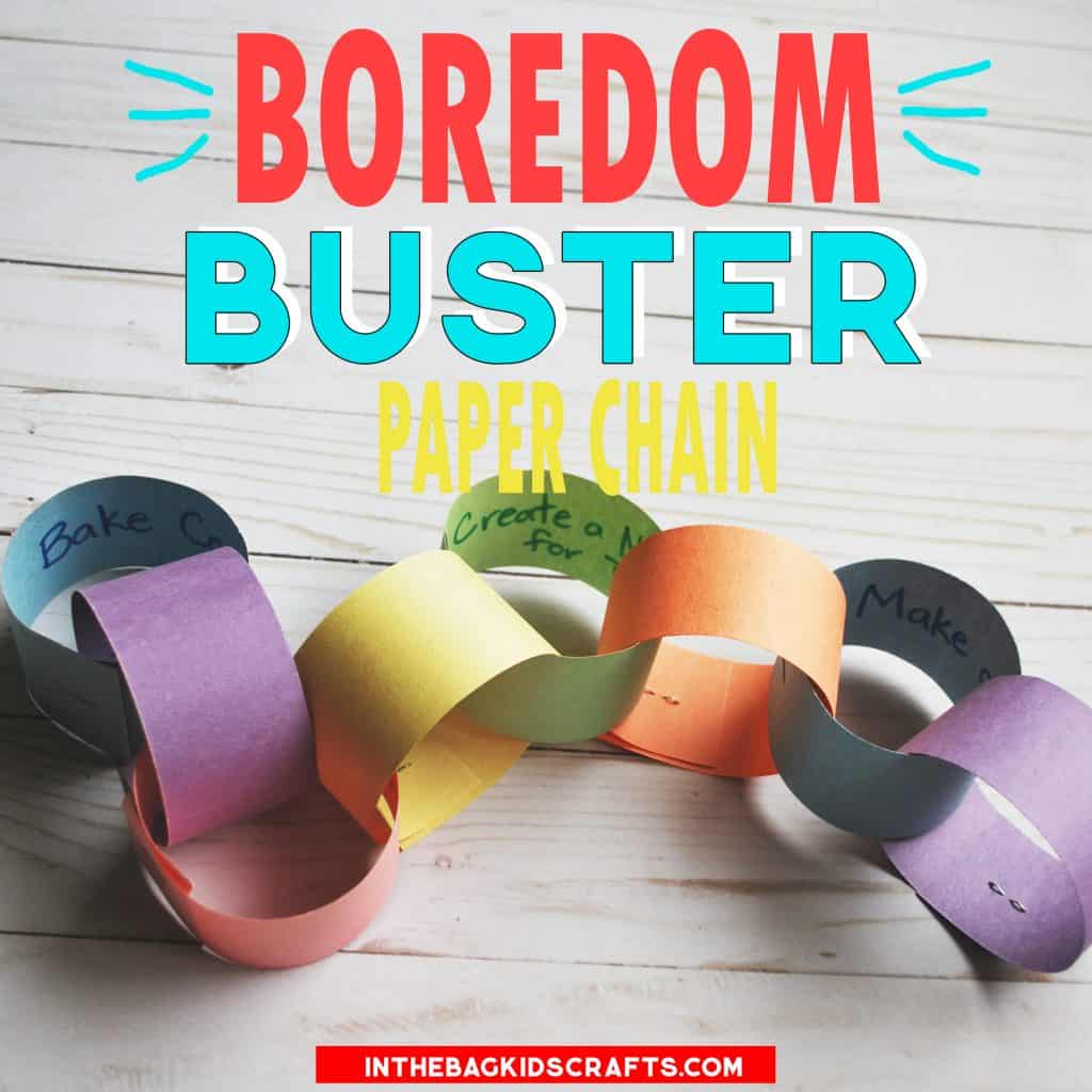 Screen Free Activities for Kids Paper Chain • In the Bag Kids' Crafts
