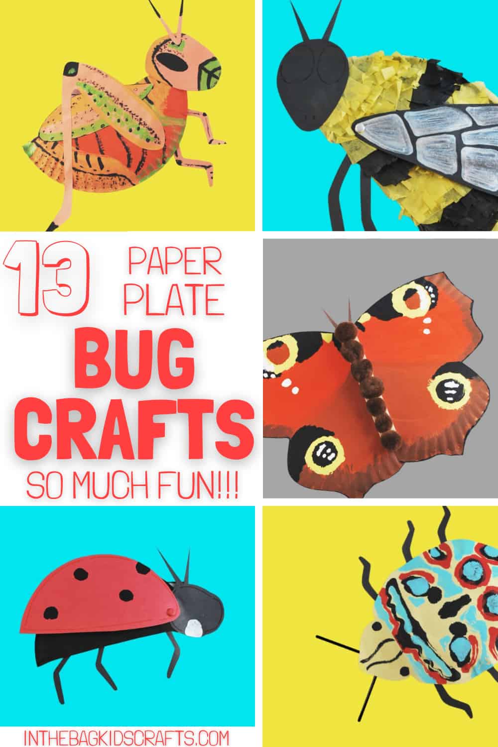 Grasshopper Craft (get the Template) • In the Bag Kids' Crafts