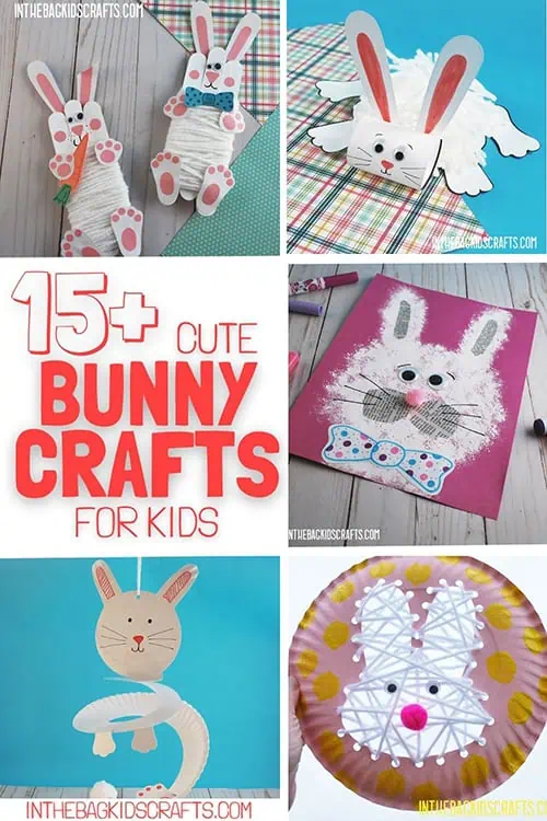 15+ Adorable Bunny Crafts to Make This Spring • In the Bag Kids' Crafts