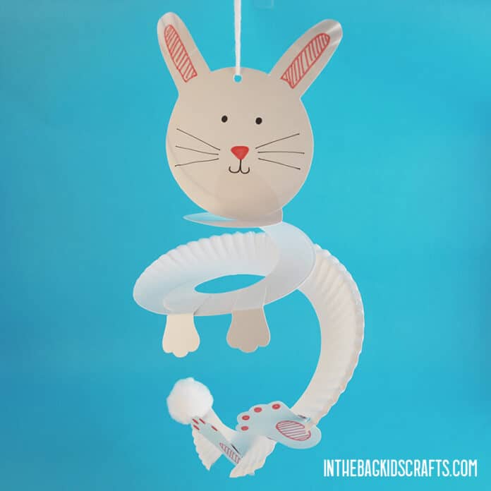 Cute Bunny Craft (with FREE Template) • In the Bag Kids' Crafts